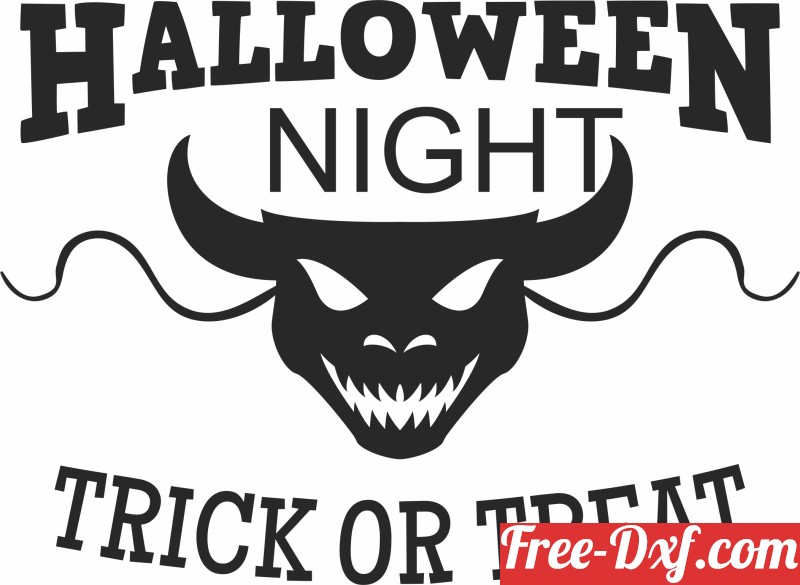Download halloween night clipart 03Vwt High quality free Dxf file