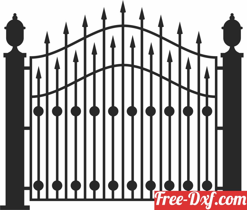Download Decorative fences gates 0SUMu High quality free Dxf file