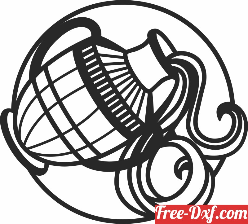 Download water pot wall cliparts 0oy89 High quality free Dxf file