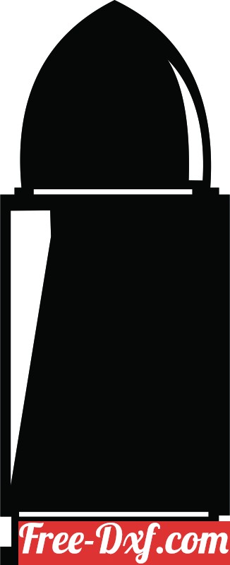Download Bullet for riffle 15oDI High quality free Dxf files, Svg