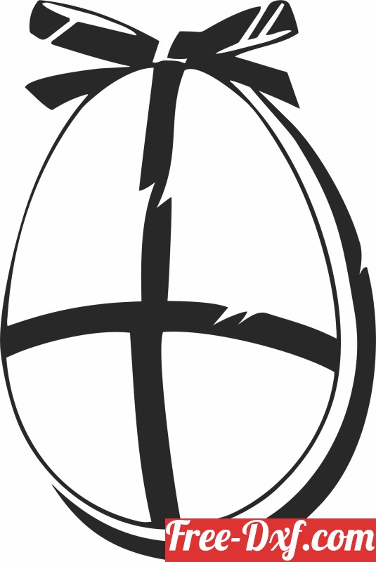 Download Easter egg clipart 1fkM1 High quality free Dxf files, Sv