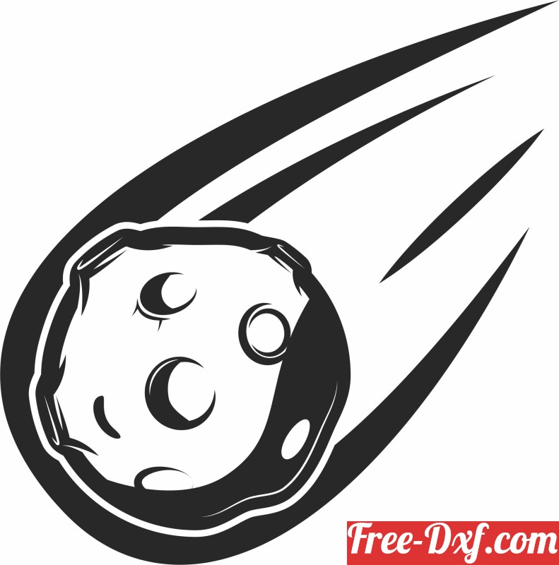 Download Comet clipart 1kvZx High quality free Dxf files, Svg, Cd