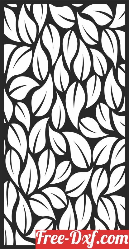 Download decorative Wall door leaves panel ai 26jrI High quality