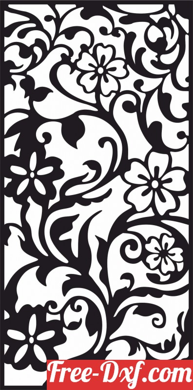 Download panel decorative wall screen floral pattern 2ZnE9 High q