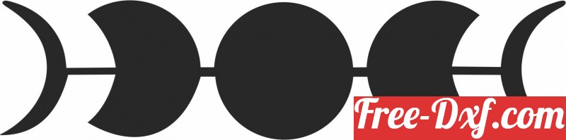 Download The Phases Of The Moon arts 2dkYE High quality free Dxf