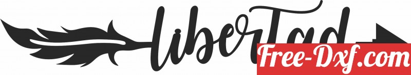 Download Libertad arrow sign 2ehRW High quality free Dxf files, S