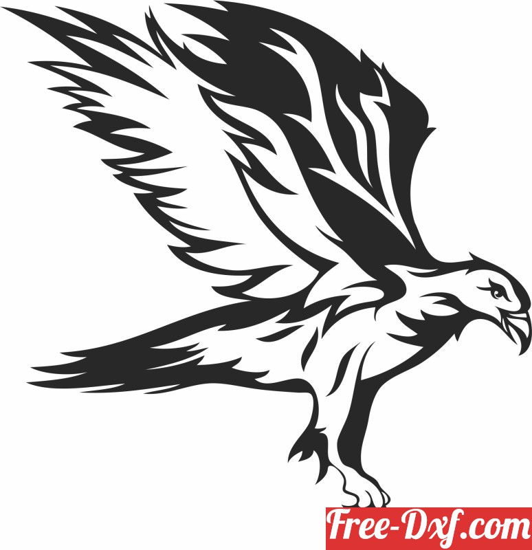 Download Eagle clipart dxf 3DDNL High quality free
