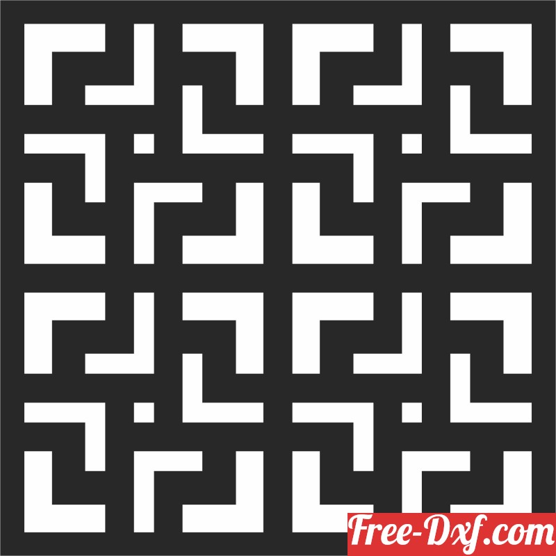 Download pattern wall decor screen 3y4ZF High quality free Dxf fi