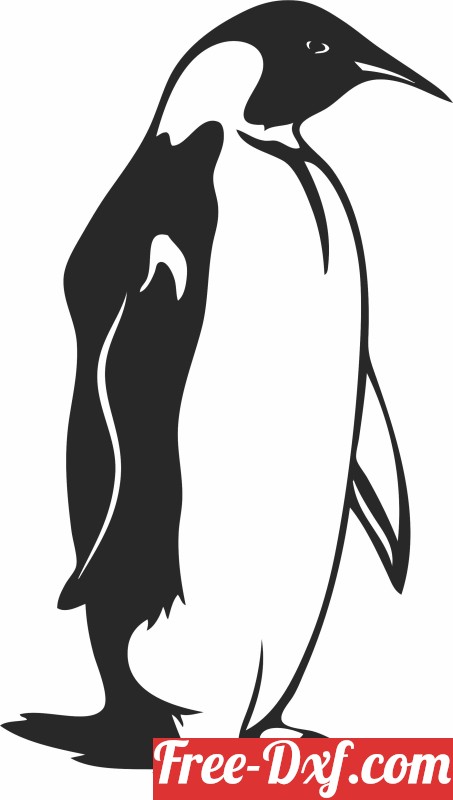 Download Penguin clipart 4Lfm2 High quality free Dxf files, Svg,