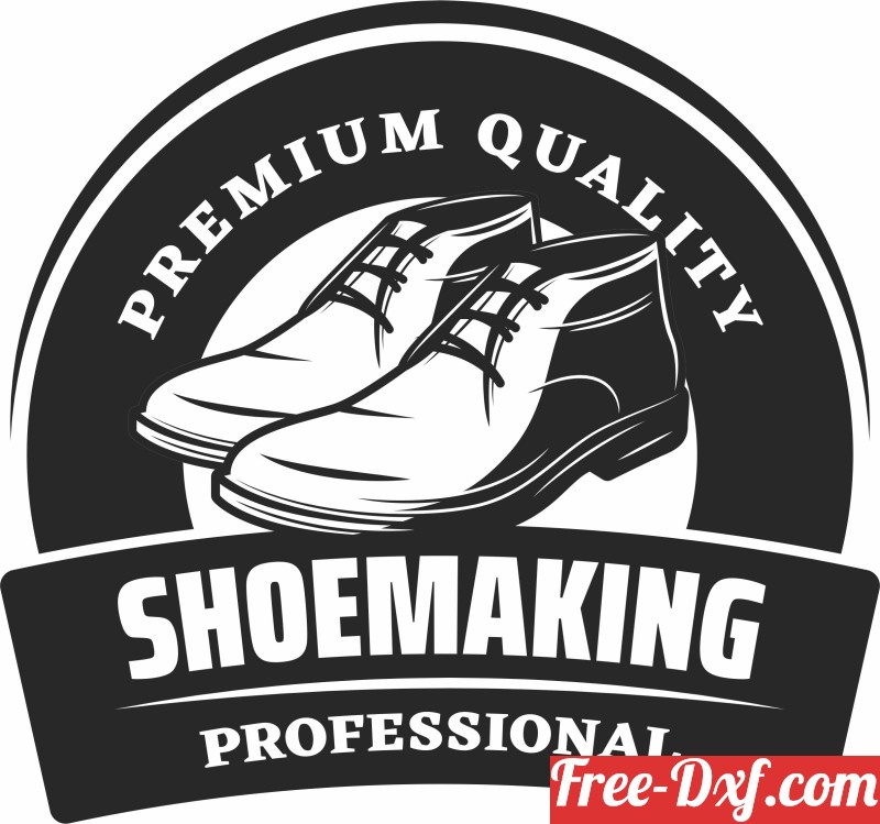 Download shoe making logo sign 4es4h High quality free Dxf files,