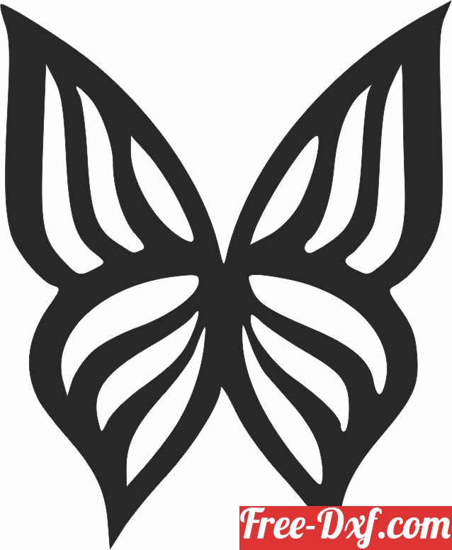 Download Butterfly sign 5kJDs High quality free Dxf files, Svg, C
