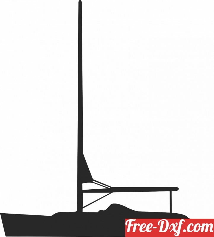 Download sailboat sailing ship 63FUG High quality free Dxf files,