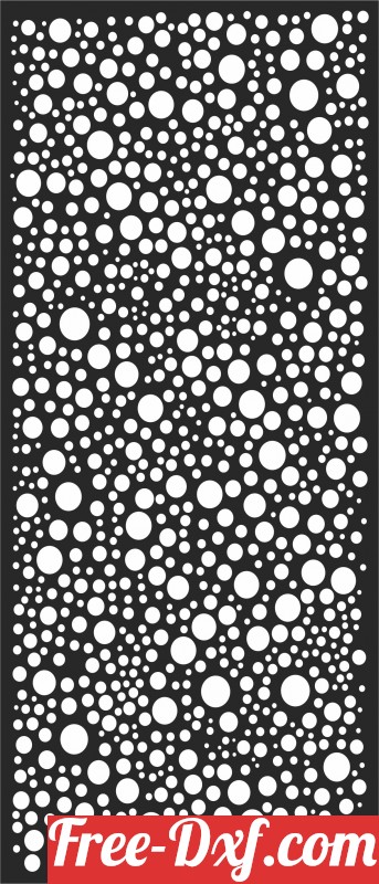 Download Wall door screen 6FS4o High quality free Dxf files, Sv