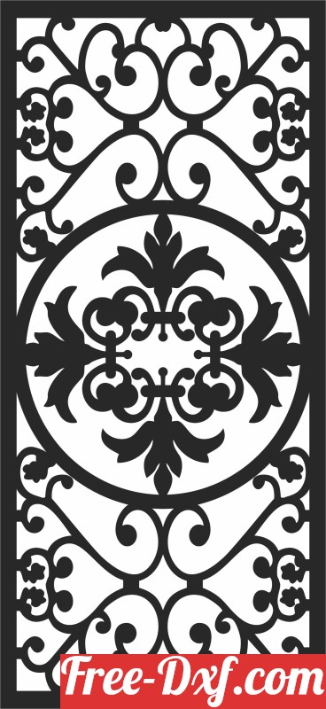 Download door panel wall screen 6QIPQ High quality free Dxf files