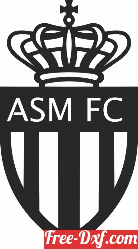 Download Logo AS Monaco football 6lJbu High quality free Dxf file