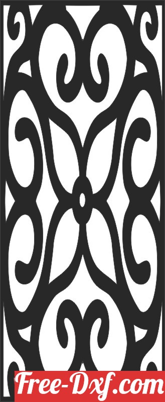 Download Decorative pattern wall Screens Panel for doors svg 6y5M