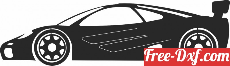 Download sport car 7cf74 High quality free Dxf files, Svg, Cdr an