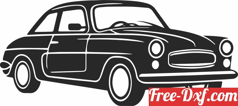 Download vintage car clipart 7pAED High quality free Dxf files, S