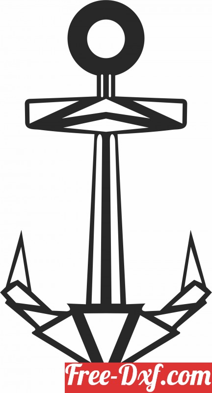 Download anchor wall sign 7pH6G High quality free Dxf files, Svg,