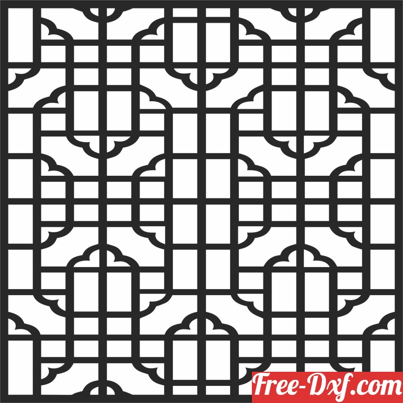 Download pattern wall decor screen 88sIC High quality free Dxf fi