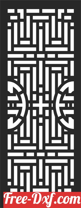 Download decorative Screen PATTERN 8C5Th High quality free Dxf f