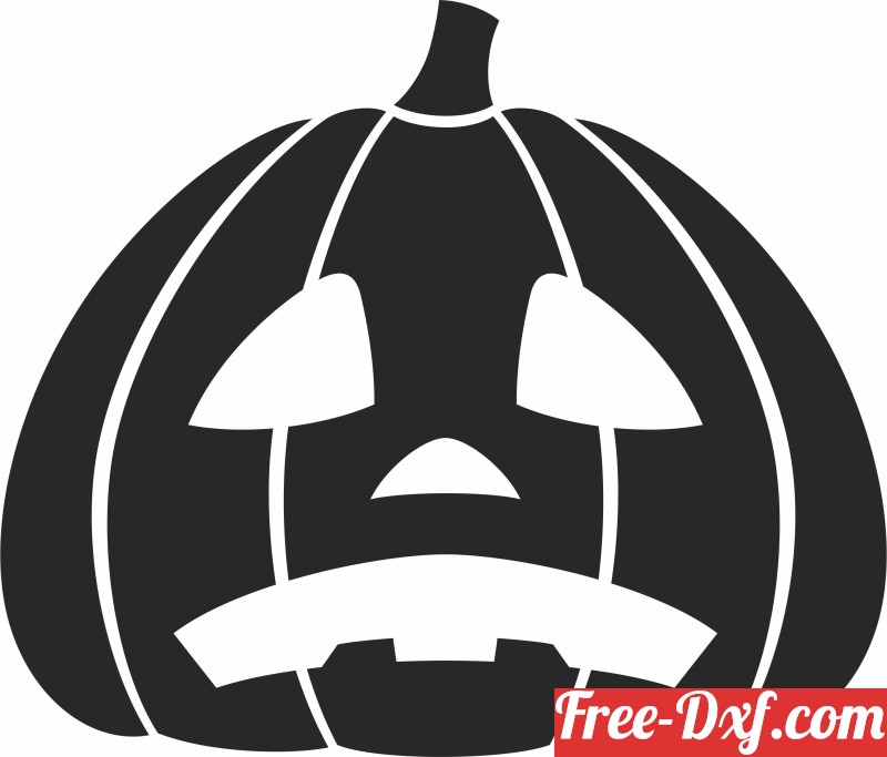Download Halloween pumpkin 8sqRG High quality free Dxf files, Svg