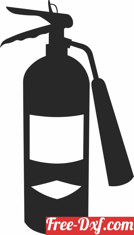 Download Fire Extinguisher clipart 92X2d High quality free Dxf fi