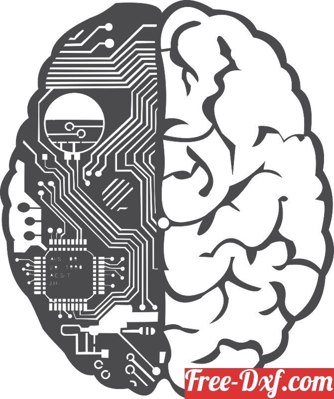 Download brain clipart dxf 92aYr High quality free