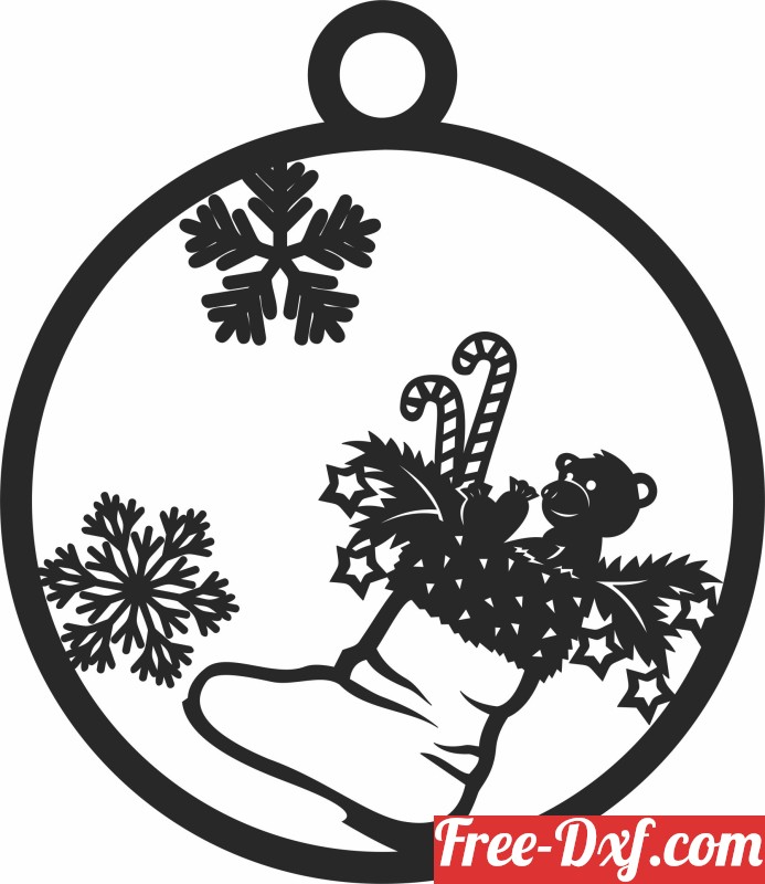 Download socks Christmas ornaments 9Qpmq High quality free Dxf fi