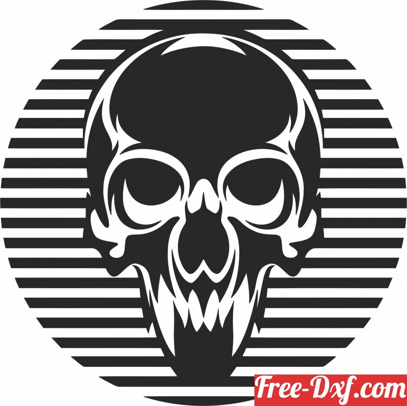Download Skull cliparts AJ9ow High quality free Dxf files, Svg, C