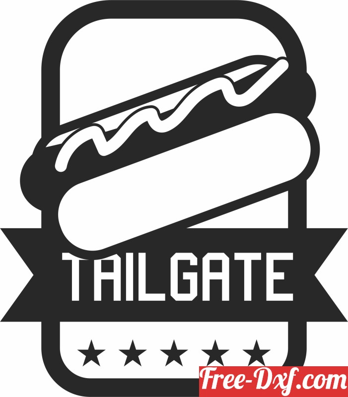Download tailgate logo sign dxf BGfSY High quality free