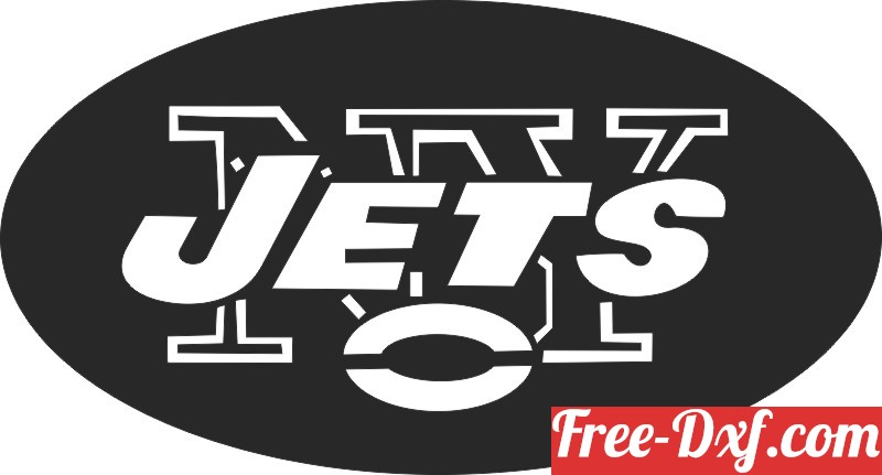 Download New York Jets nfl logo Bh7xH High quality free Dxf files