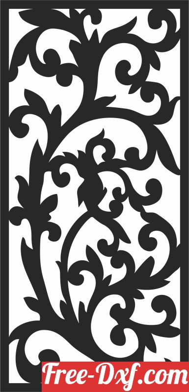 Download DOOR SCREEN Door BxJGx High quality free Dxf files, S