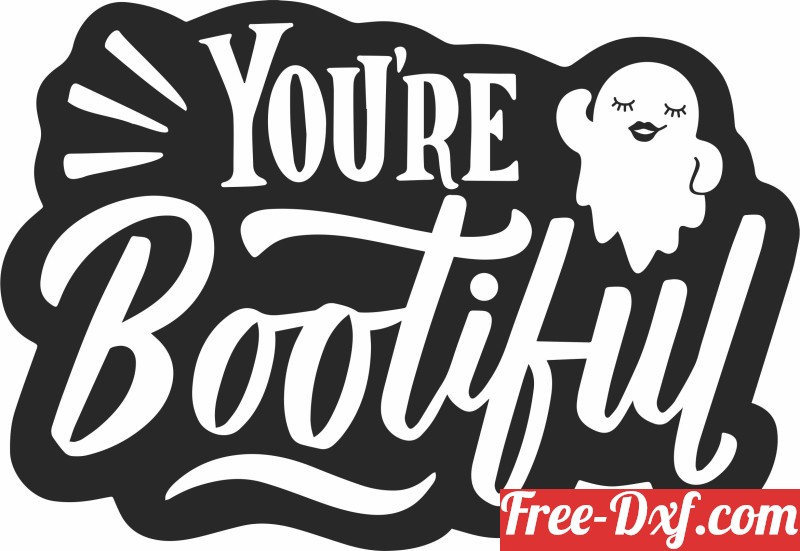 Download you are bootiful halloween svg C1I9d High quality free
