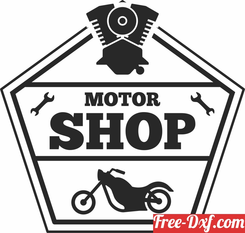 Download motorcycle repair shop C6Bte High quality free Dxf files
