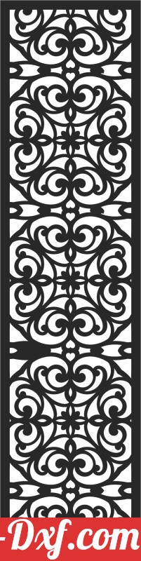 Download pattern Door screen dxf CLl3G High quality free