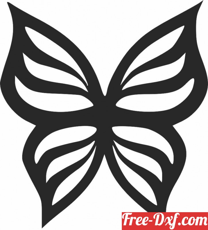 Download Butterfly decorative Cby6g High quality free Dxf files,