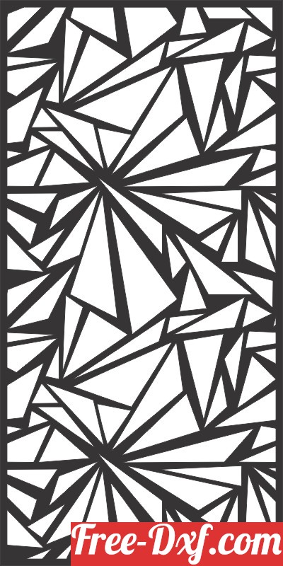 Download decorative panels for doors wall screen pattern dxf DDcF