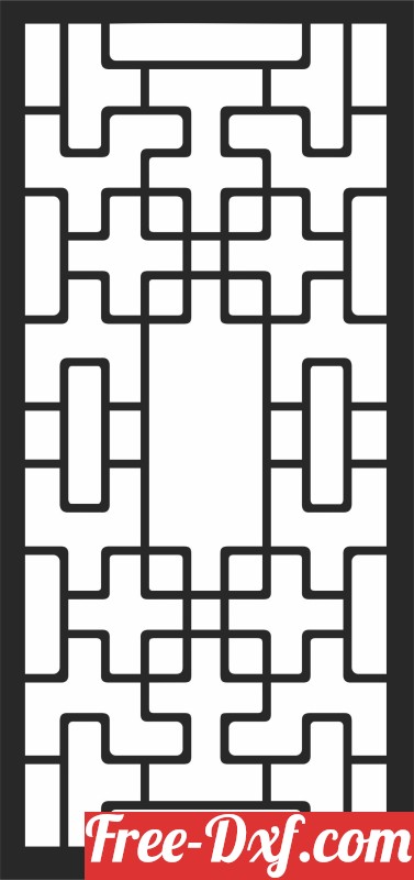 Download PATTERN Decorative DOOR DP9hD High quality free Dxf file