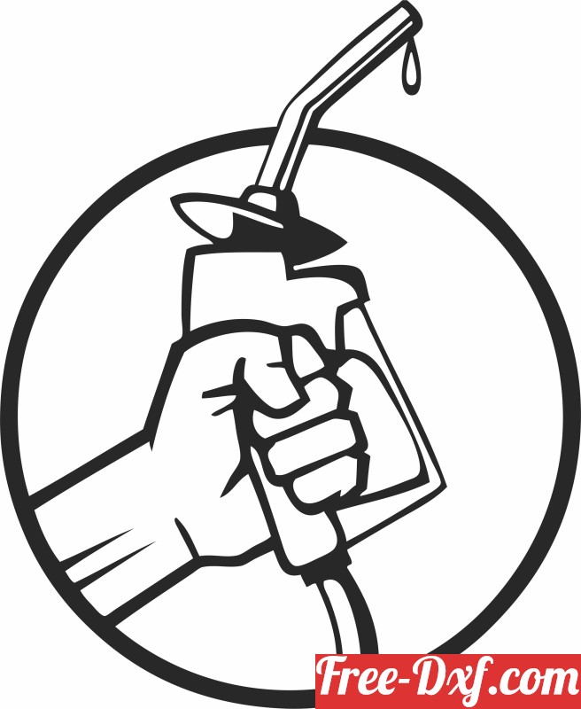 Download gun servise gas station sign ESVFh High quality free Dxf