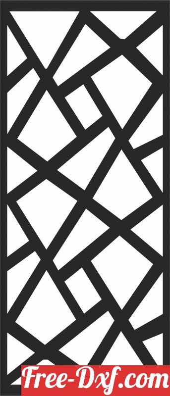 Download SCREEN Decorative Wall DOOR dxf EasTZ High quality free