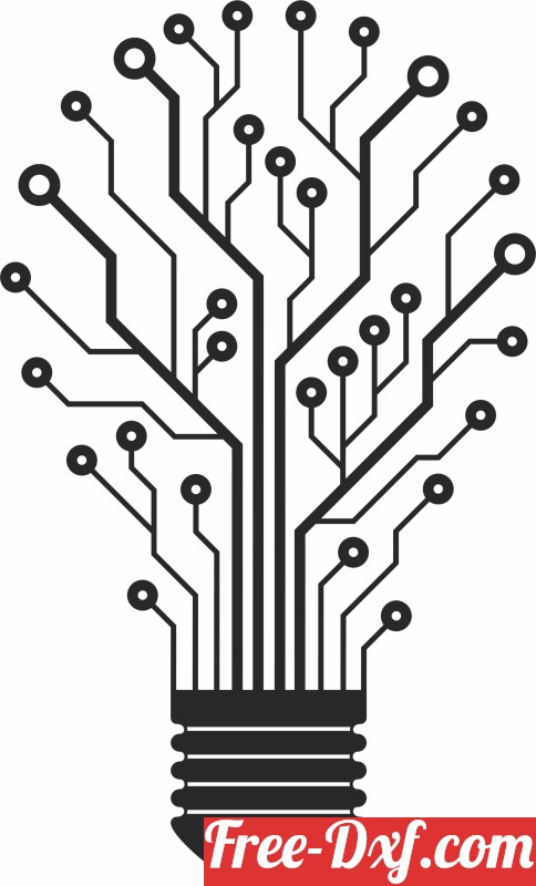 Download silhouette circuit board tree Etwuf High quality free Dx