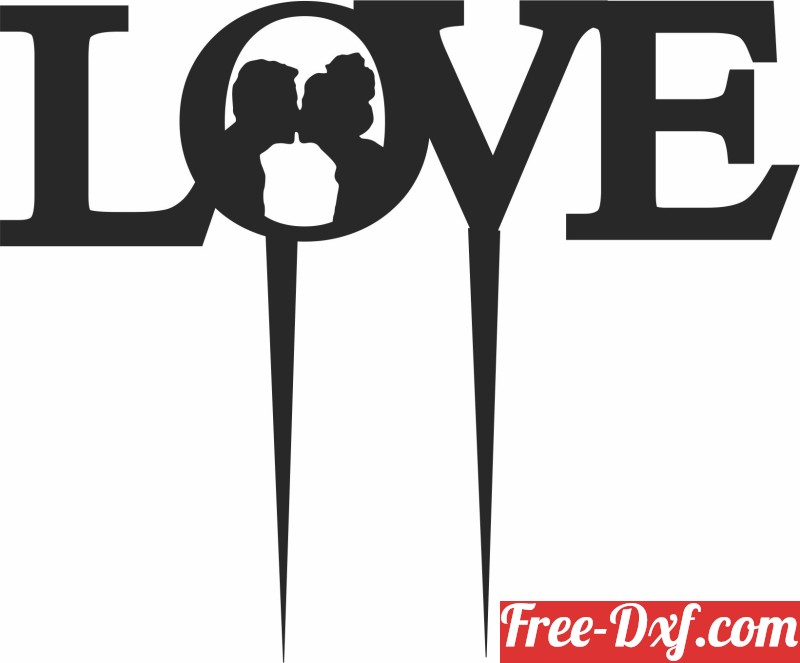 Download love couple stake dxf FThIo High quality free