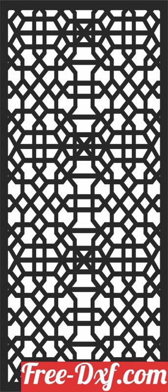 Download wall Decorative door SCREEN pattern Screen wall Ft3