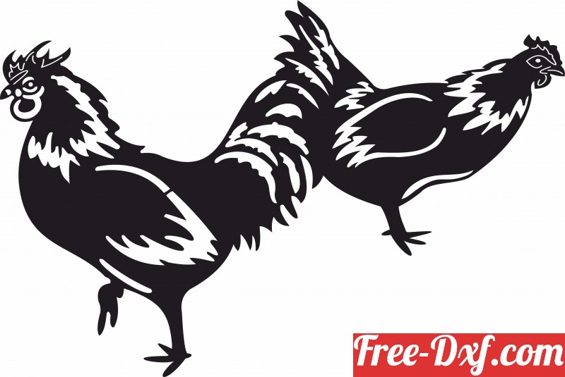 Download Rooster Chicken Garden Farm decoration G26fR High qualit