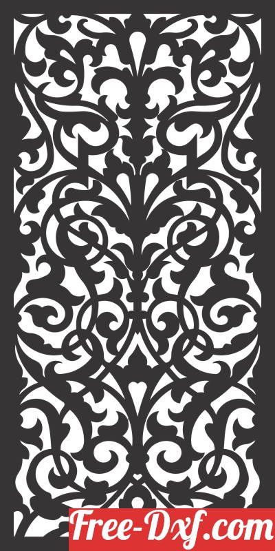 Download Decorative wall screen panels pattern door GWBkR High qu