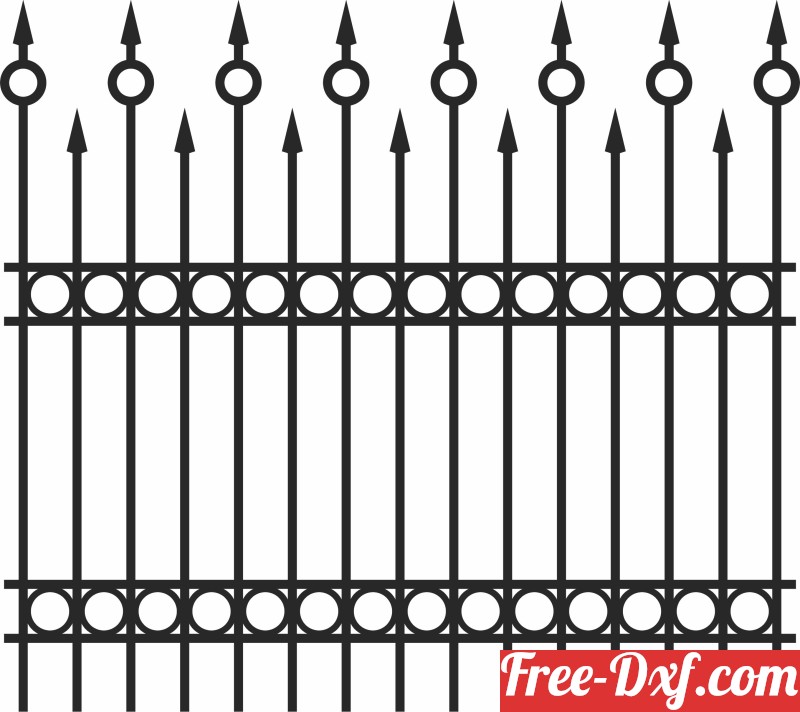 Download Wrought Gate Door Fence Goyp2 High quality free Dxf file