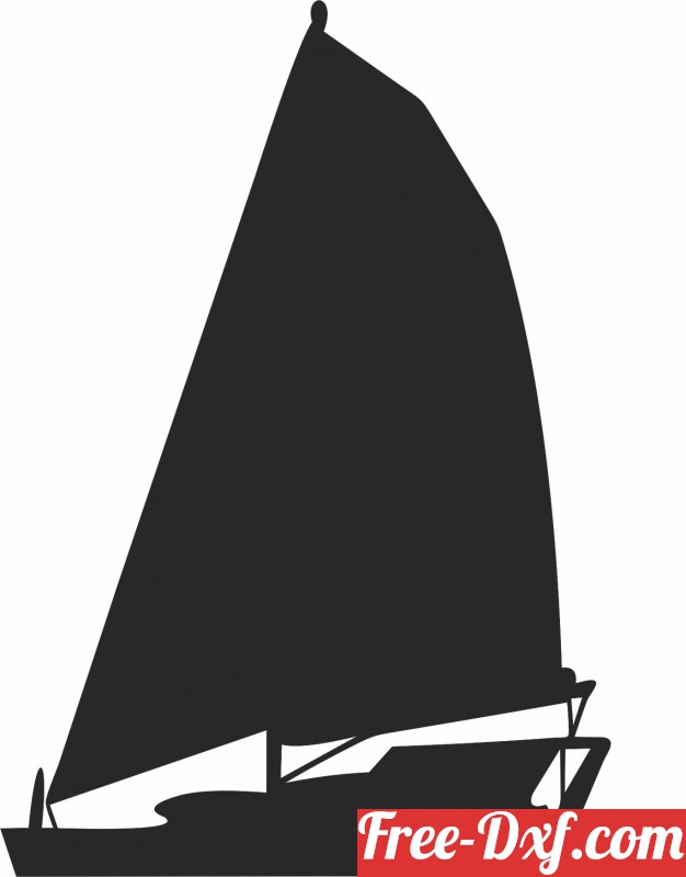 Download sailboat sailing ship GwiVH High quality free Dxf files,