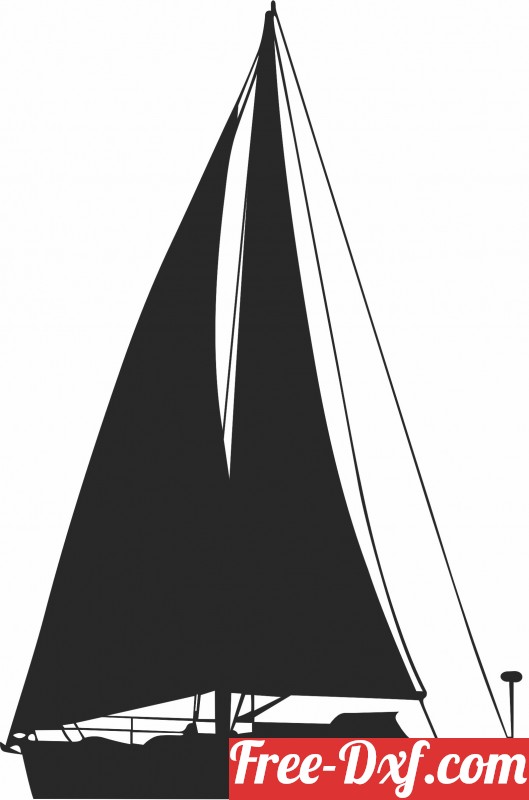 Download sailboat sailing ship dxf HCUAf High quality free