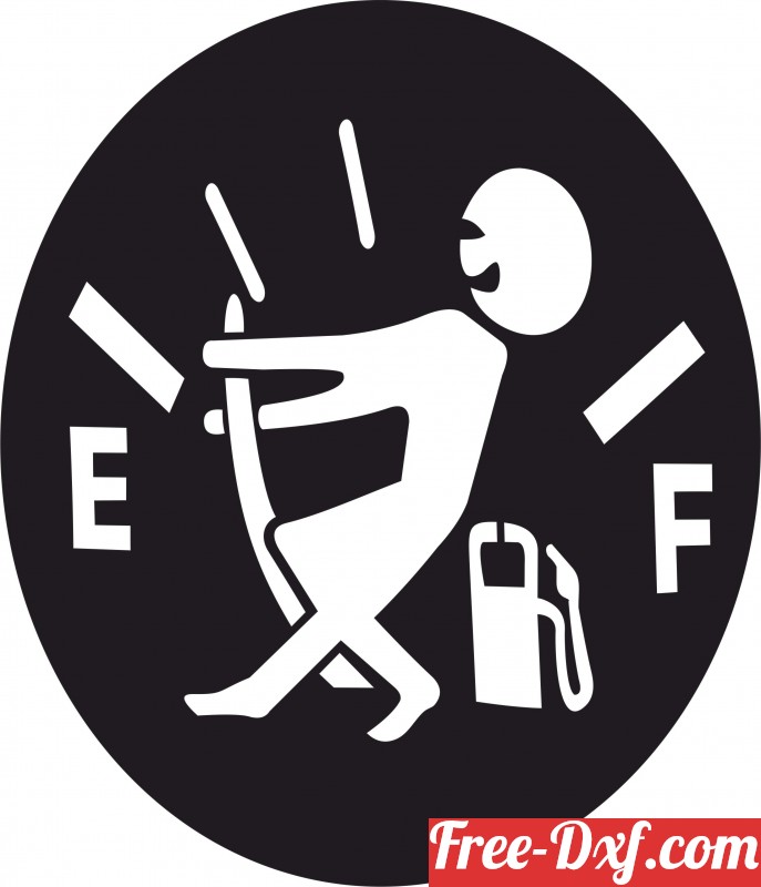 Download gas station gasoline sign HJ19I High quality free Dxf fi